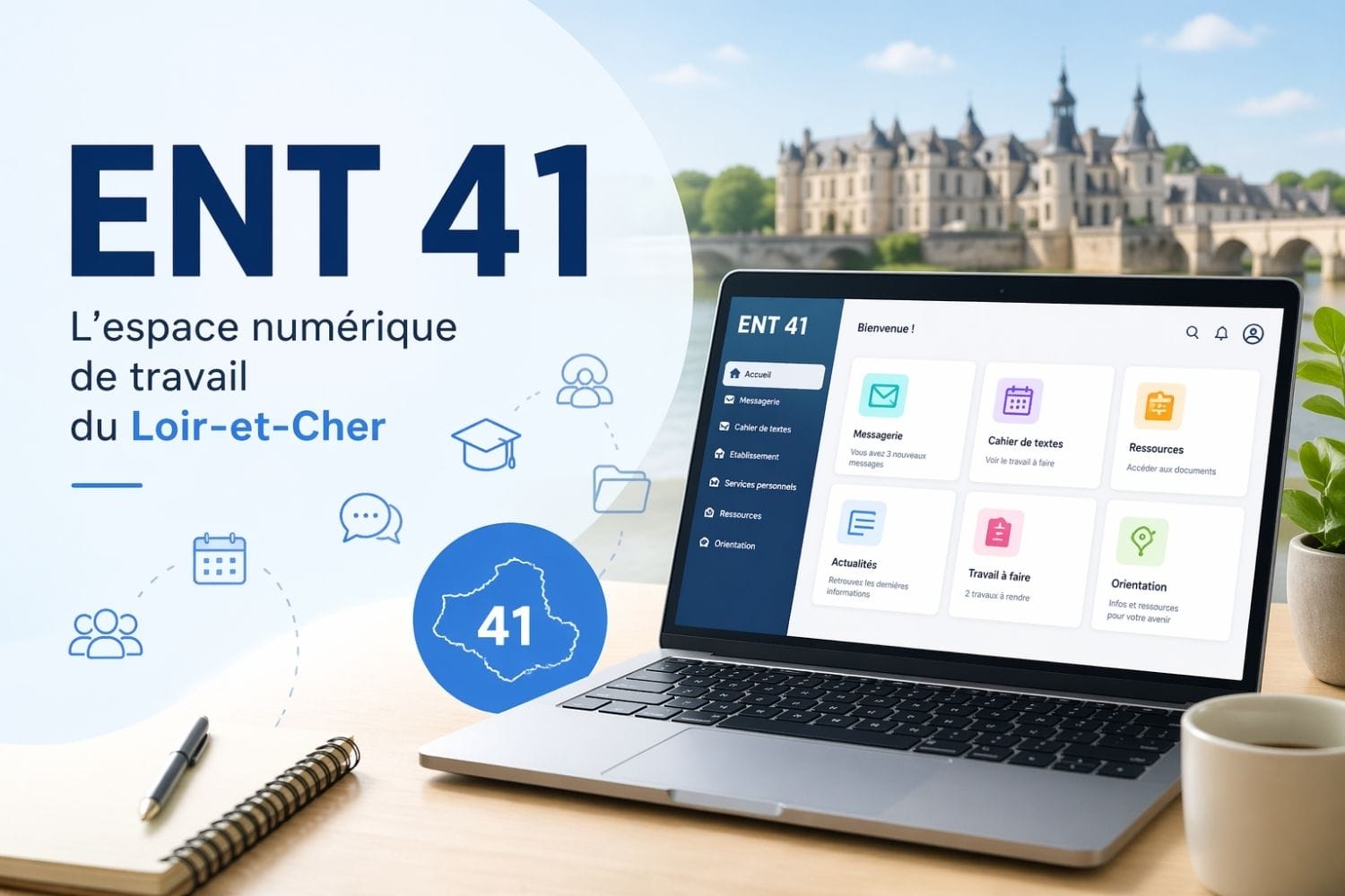 Ent 41 : Accès officiel aux services des collèges 41